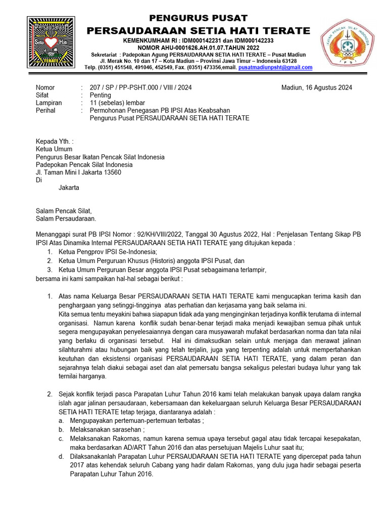 207 Surat PB Ipsi 2024 Rev1 | PDF