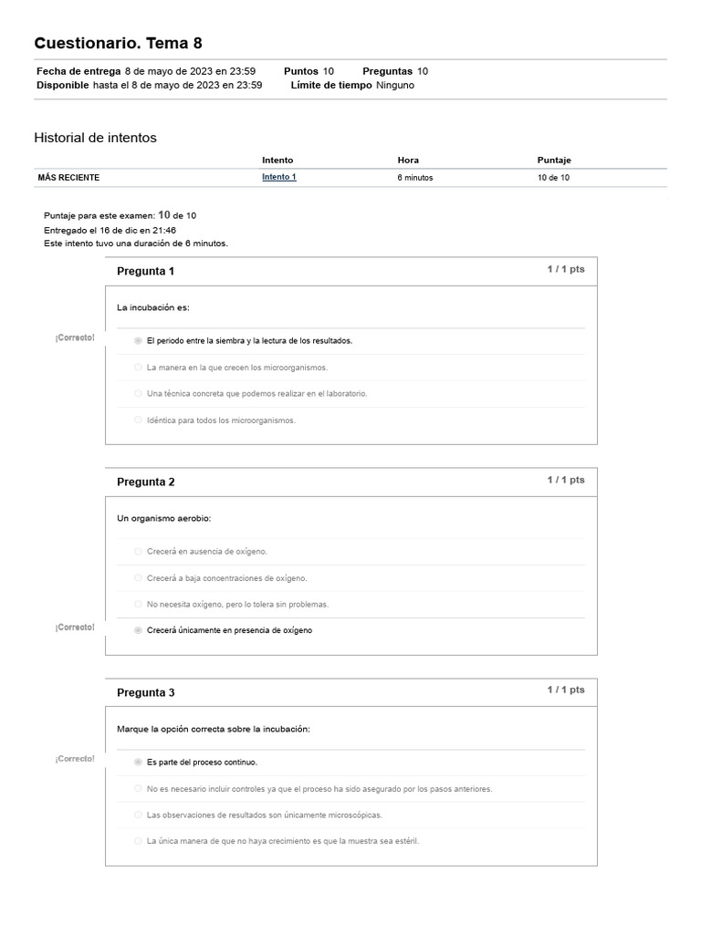 Cuestionario. Tema 8_ MC | PDF
