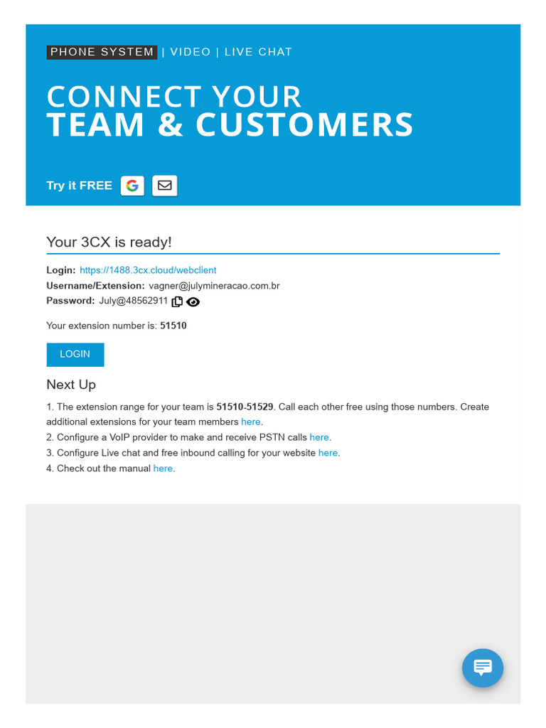 3CX Portal - Install System | PDF