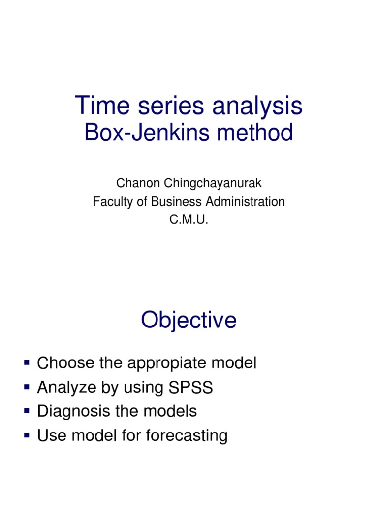 Time Series Analysis: Box-Jenkins Method | PDF | Statistical Inference ...
