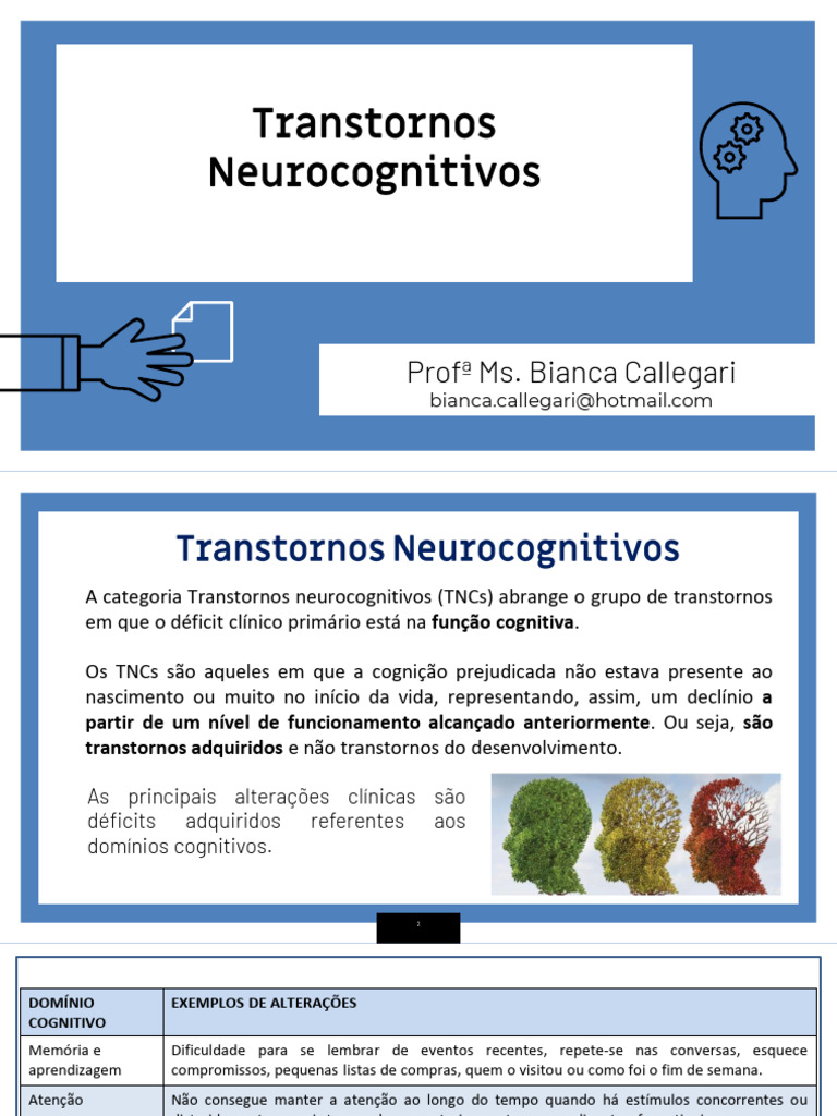Transt Neurocognitivo | PDF