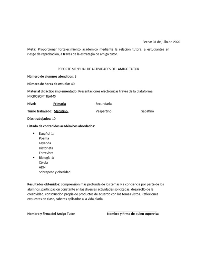 Reporte Mensual AT Script | PDF | Ciencias sociales