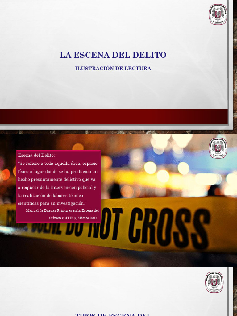 La Escena Del Delito (1) | PDF