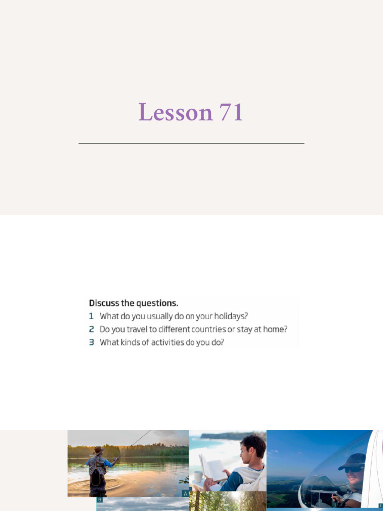 Lesson 71 | PDF
