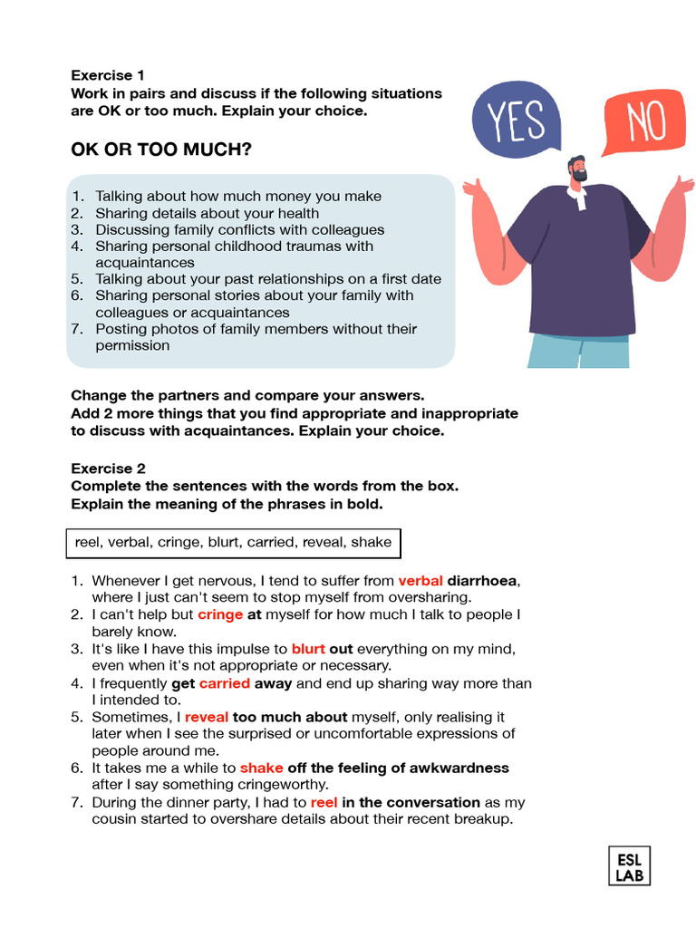 Oversharing T | PDF