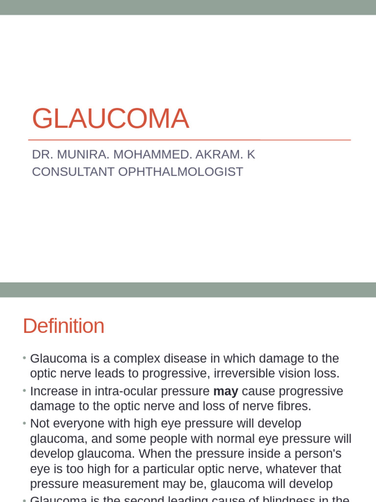 Glaucoma | PDF