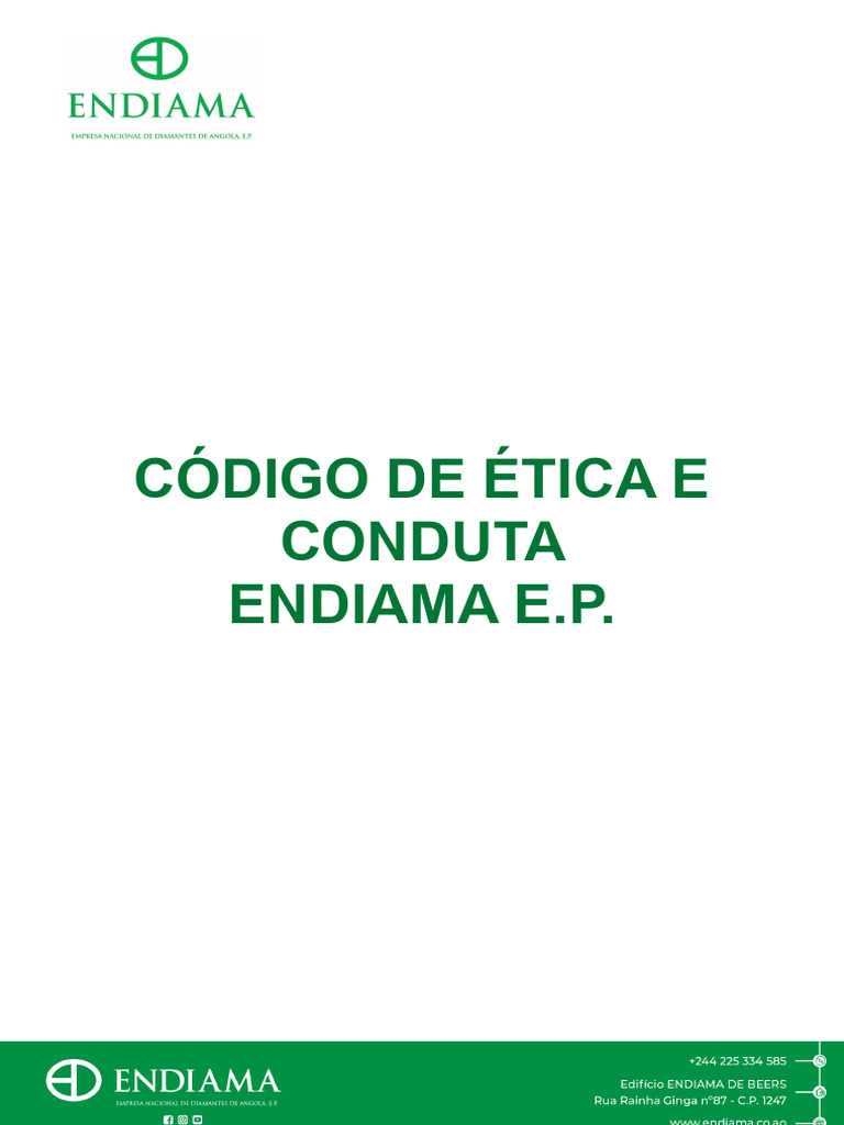 Códgo-de-Conduta-Endiama-EP REV AM 17 04 24 | PDF