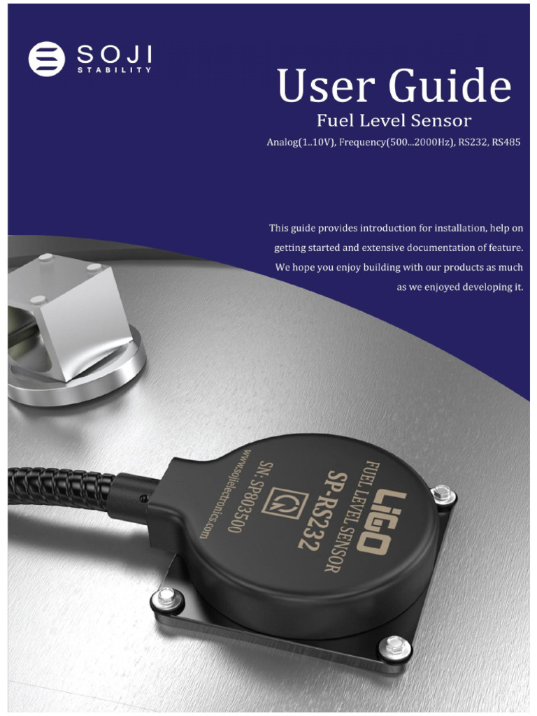 LIGO Fuel Level Sensor User Manual | PDF