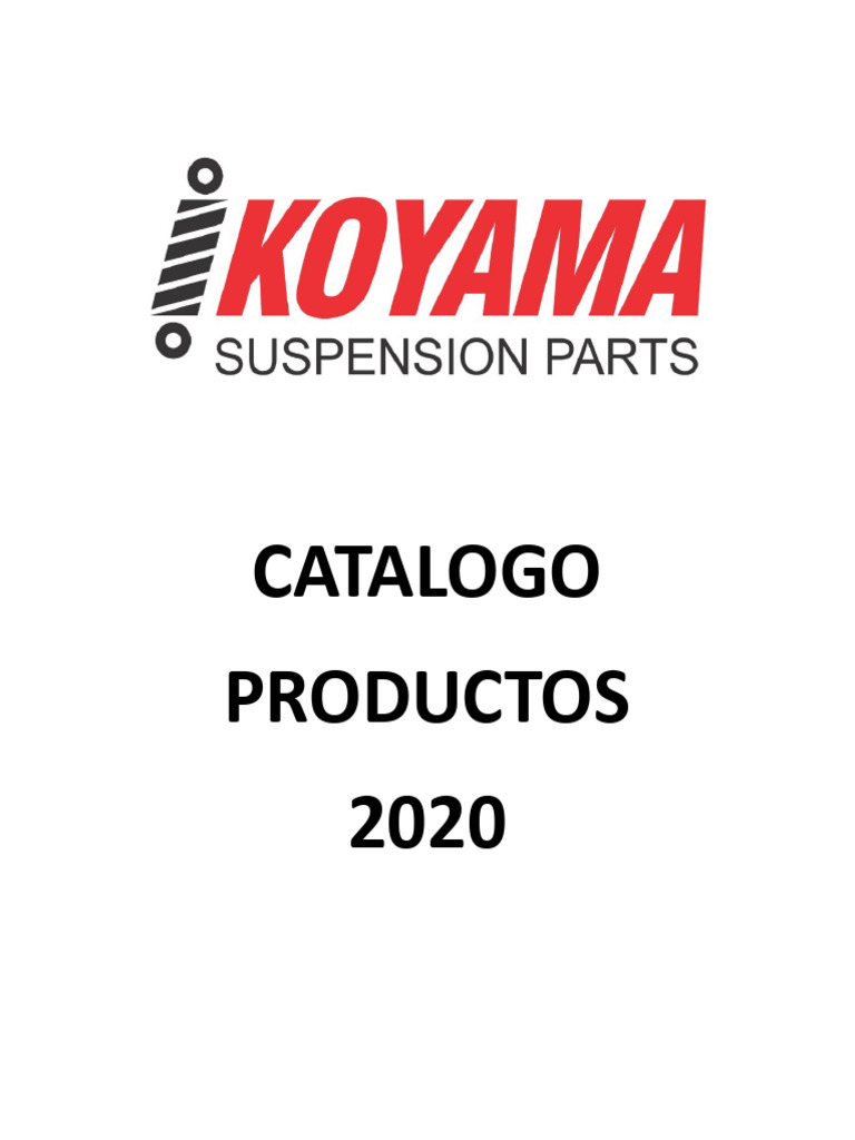 Catalogo Koyama 2020 Pesado | PDF