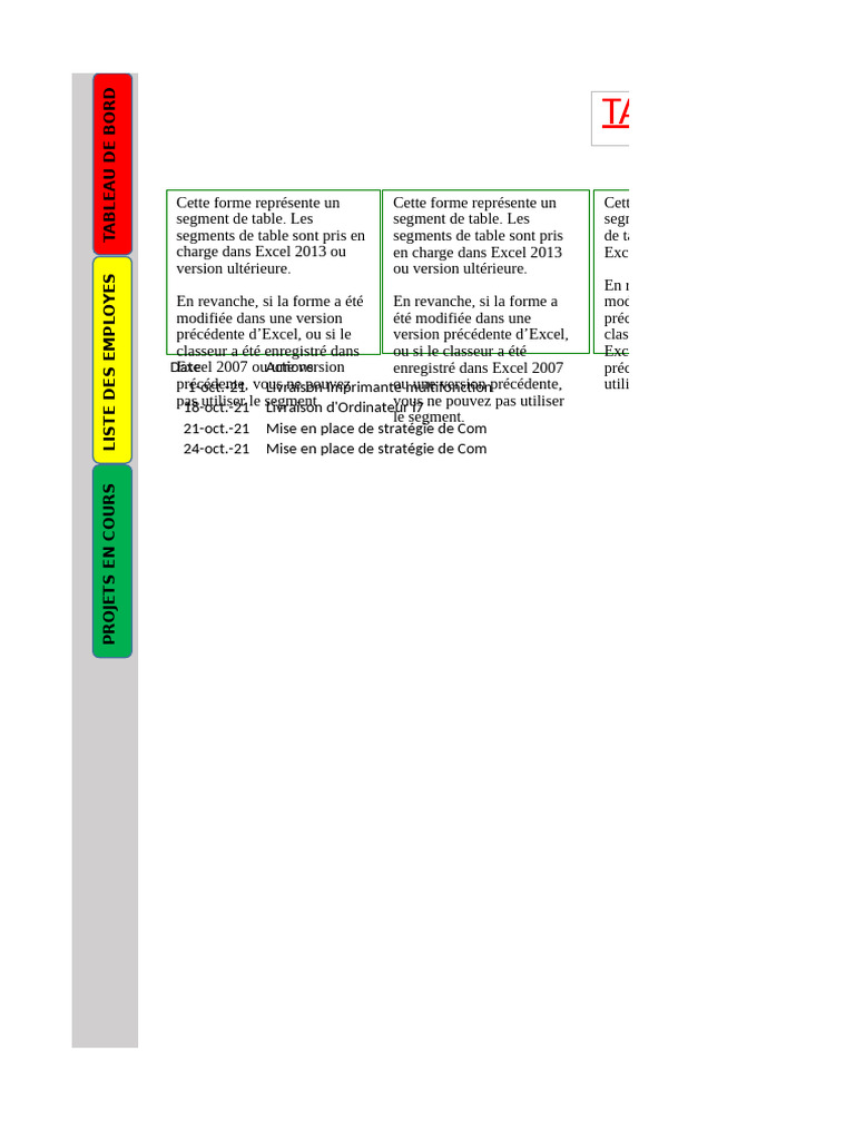 4-Tableau de Bord | PDF