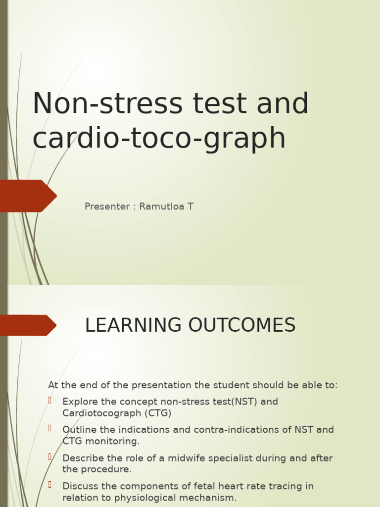 archNST-CTG FETAL HEART MONITORING | PDF