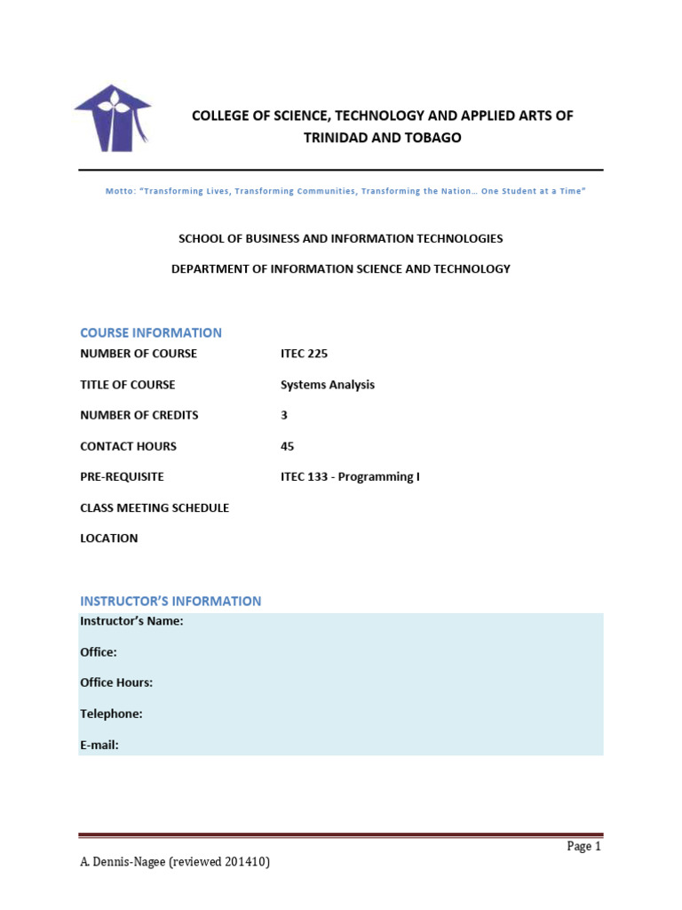 ITEC 225 - SystemsAnalysis | PDF