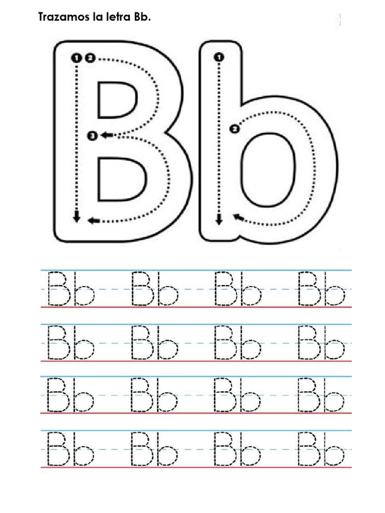 Actividades Letra B Primer Grado Semana 10 Pronalees Xochitl Cruz | PDF