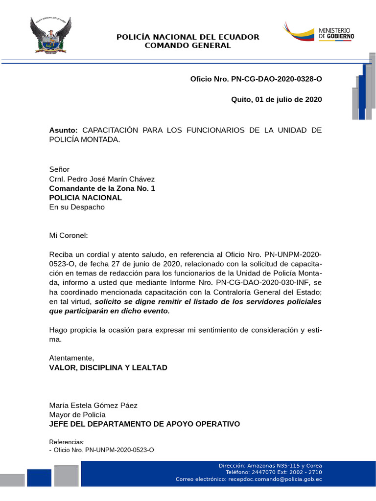 1. EJEMPLO OFICIO | PDF