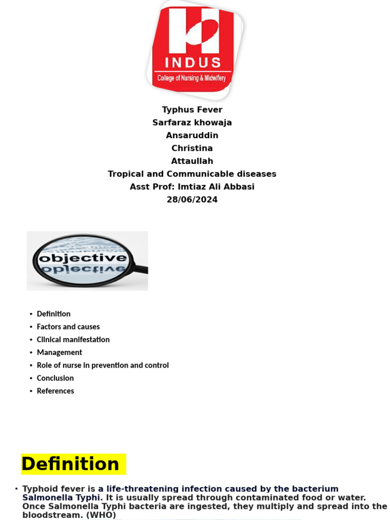 Typhus Fever | PDF
