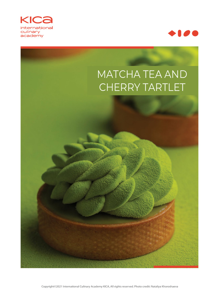 Matcha Tea and Cherry Tartlets | PDF | Foods | Cooking, Food & Wine