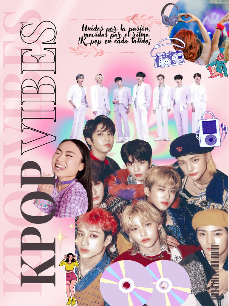 Pink Modern Kpop Style Magazine Cover | PDF