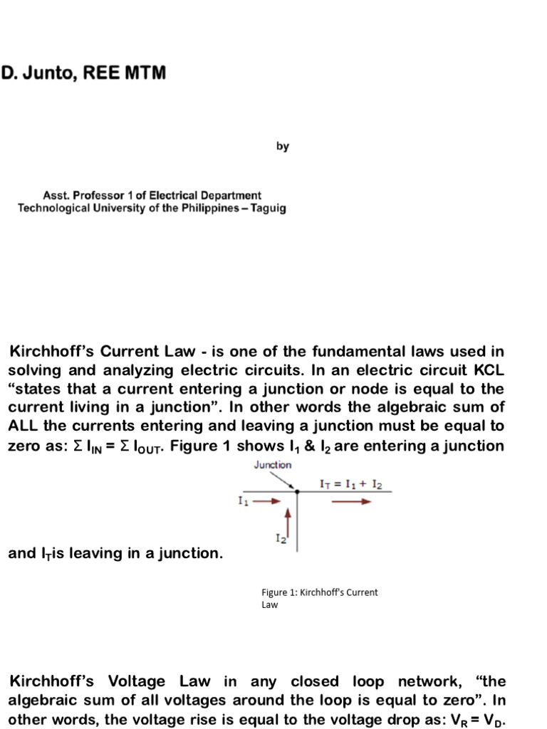 Branch Current Method | PDF