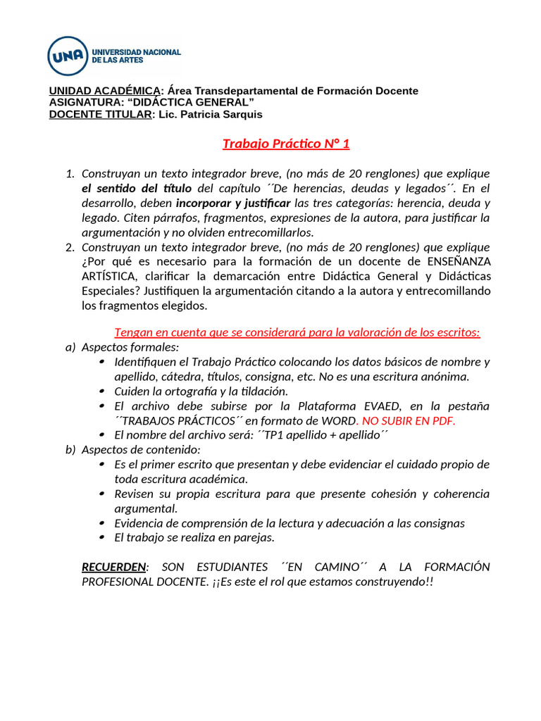 TP 1- 2024- Consignas | PDF