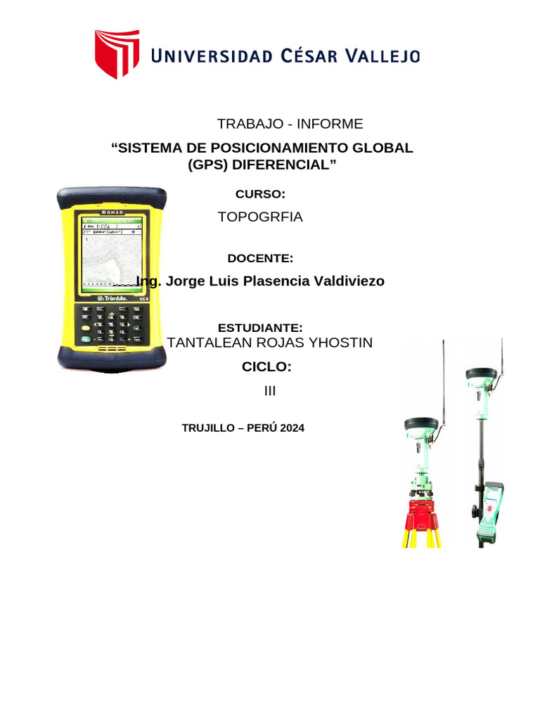 GPS Diferencial: Funcionamiento y Aplicaciones | PDF | Sistema de ...