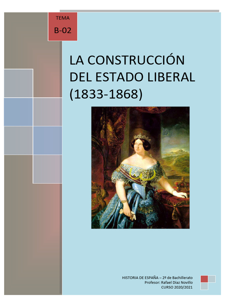 Tema B02.La Construcción Del Estado Liberal | PDF