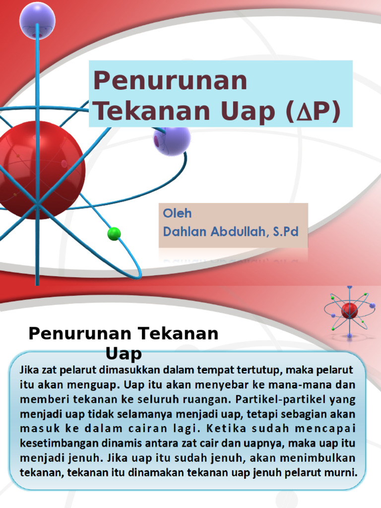 Penurunan Tekanan Uap | PDF