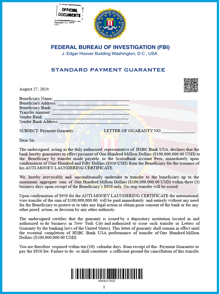 Standard Payment Guarantee | PDF