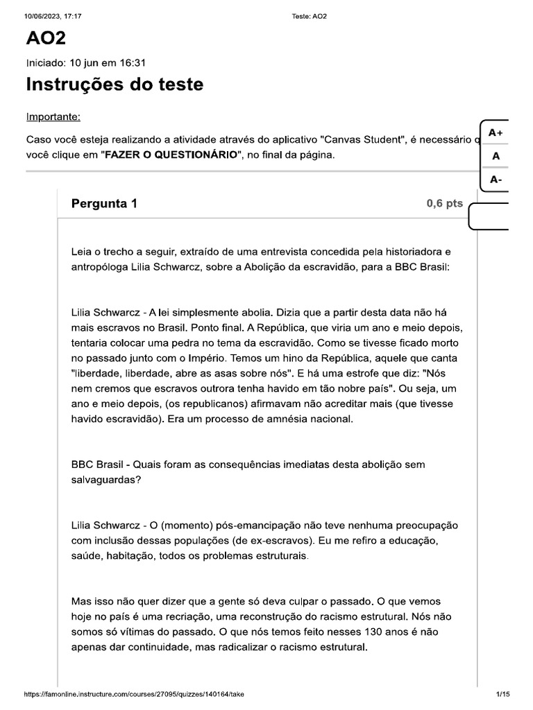 Antropologia AO2 6pontos | PDF