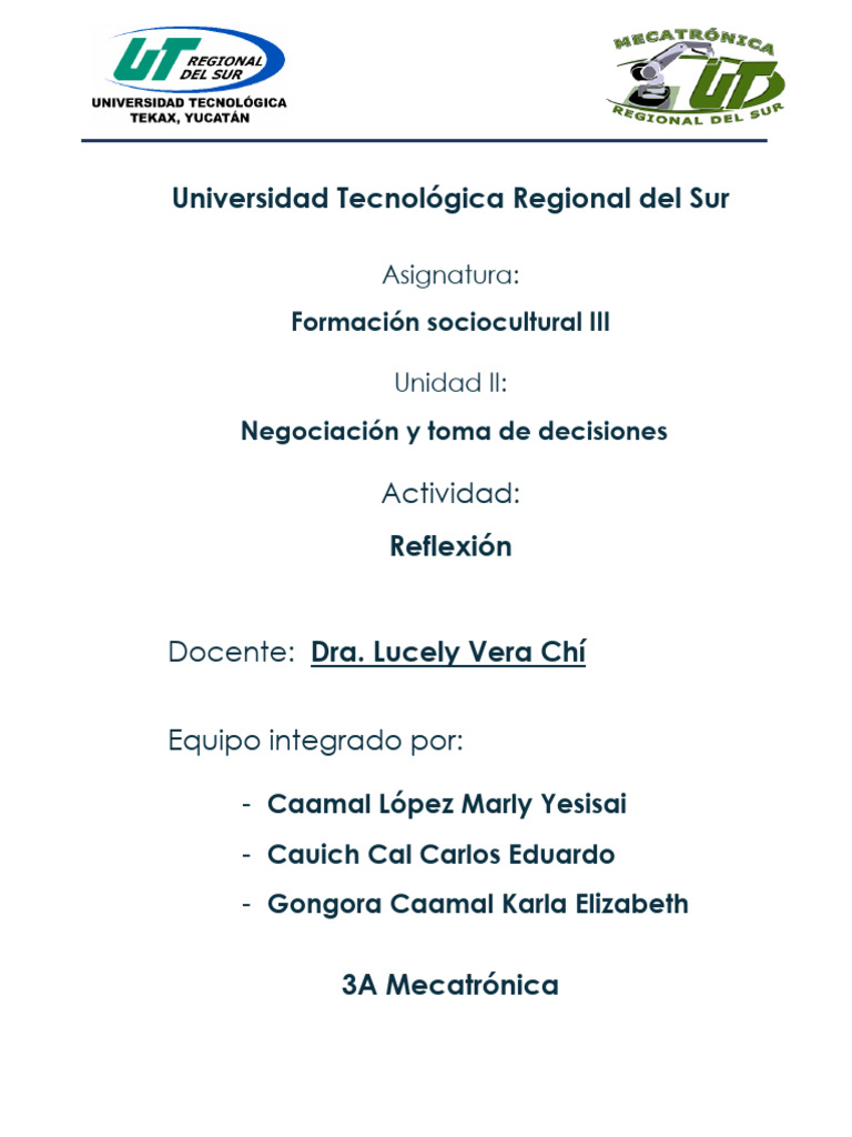 FS U2 A3 Reflexio | PDF