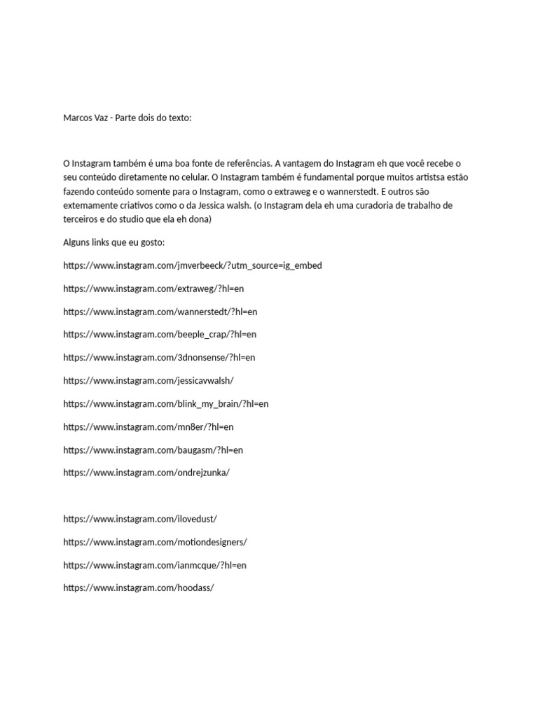 Marcos Vaz PARTE 2 | PDF