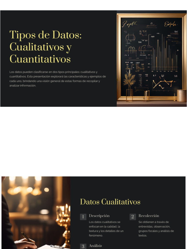 Presentación de Tipos de Datos | PDF