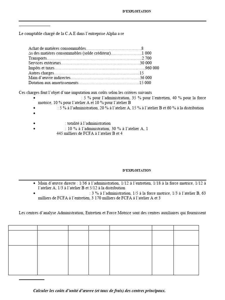 Chapitre I Exercices D'application-Etudiants - Word l3 2024 | PDF