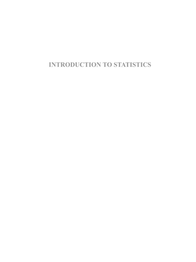 Stat Lecture Chapter 1 | PDF