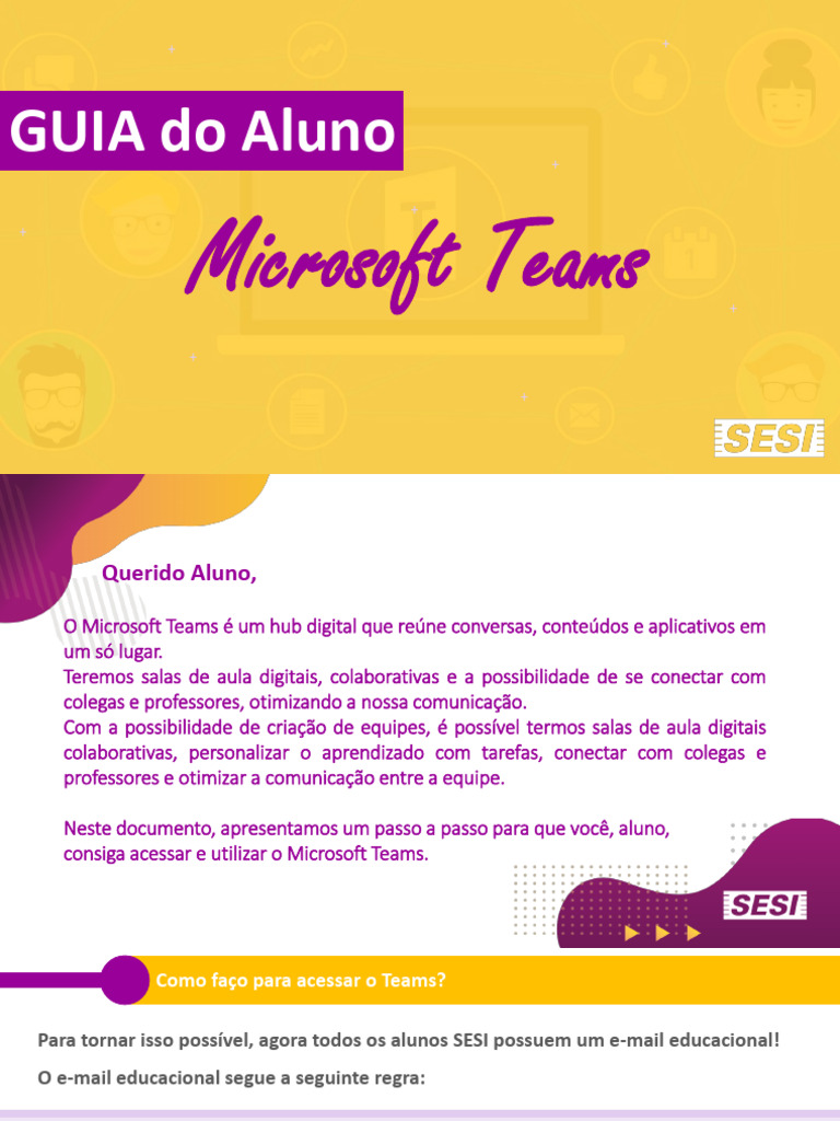 Microsoft Teams Alunos | PDF | Microsoft | Career & Growth