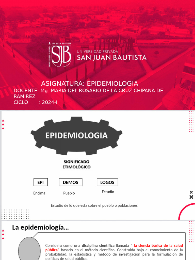 Clase 1- Concepto de Epidemiologia | PDF