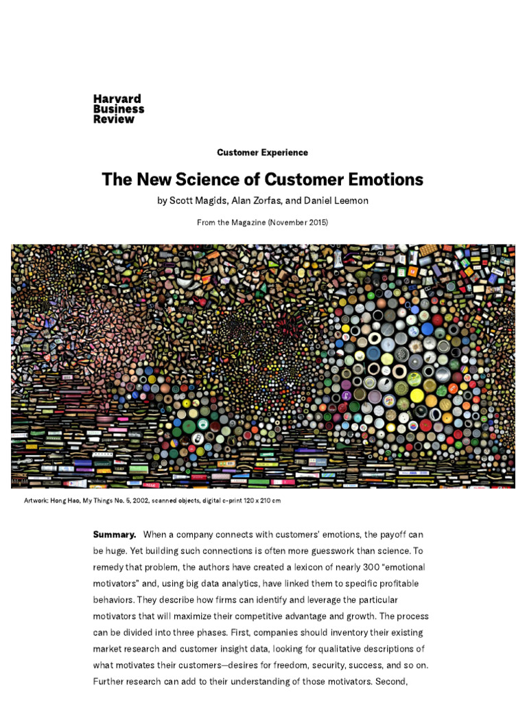 The New Science of Customer Emotions | PDF