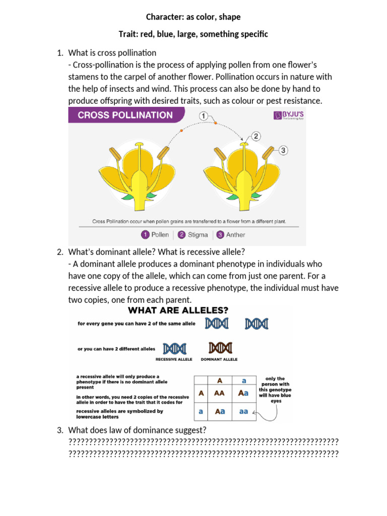 Mendelian_Genetics_and_Probability_Formative | PDF