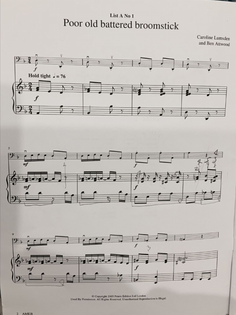 Poor Old Battered Broomstick | PDF