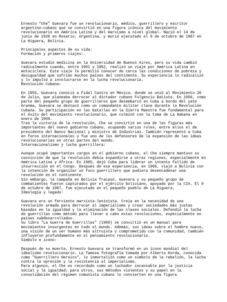 El Che | PDF