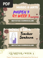 Matatag Curriculum Map - Grade 7-q1 - Music & Arts | PDF | Educational ...