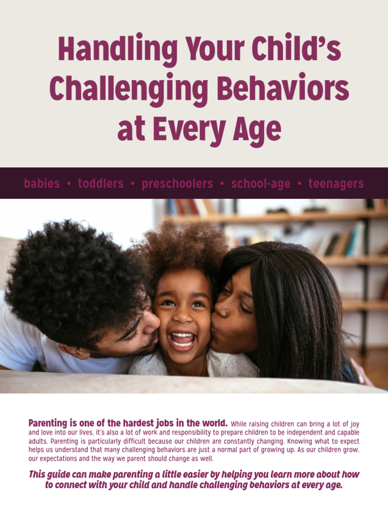 Handling Challenging Behaviors at All Ages | PDF
