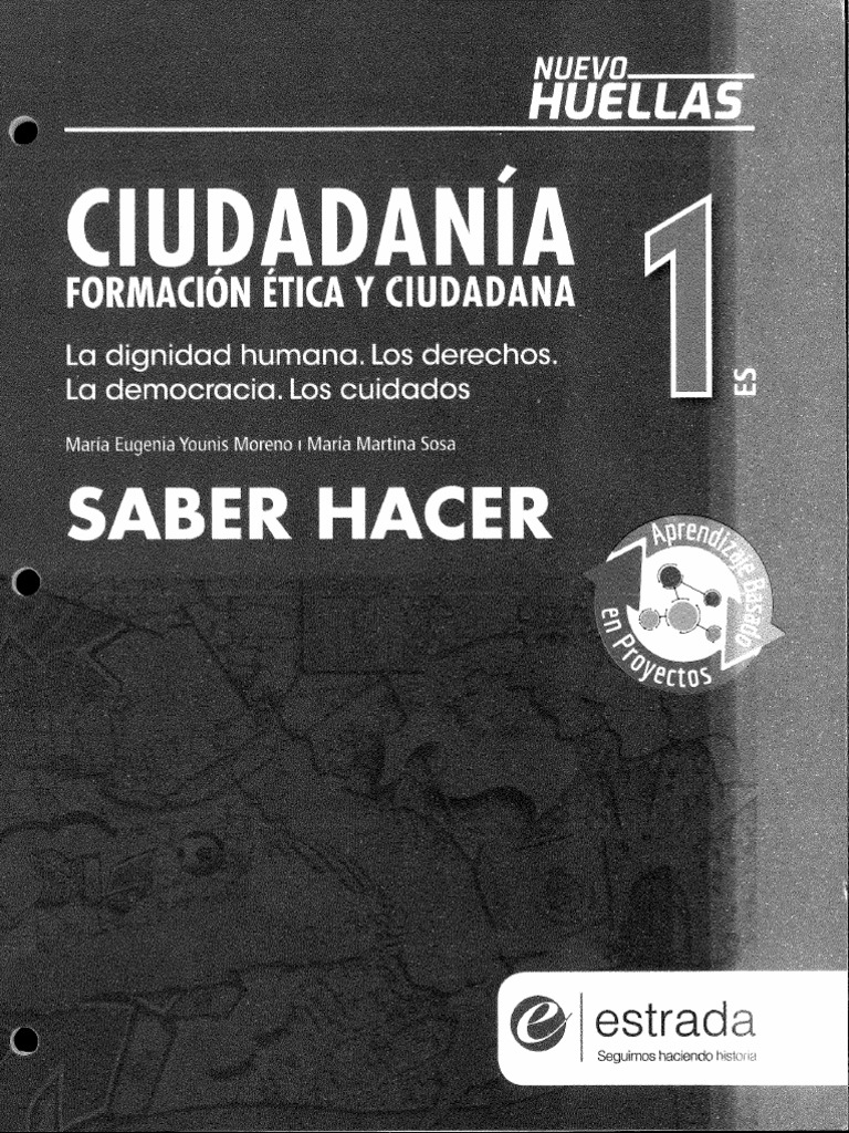 Ciudadania 1 huella scuadernillo | PDF