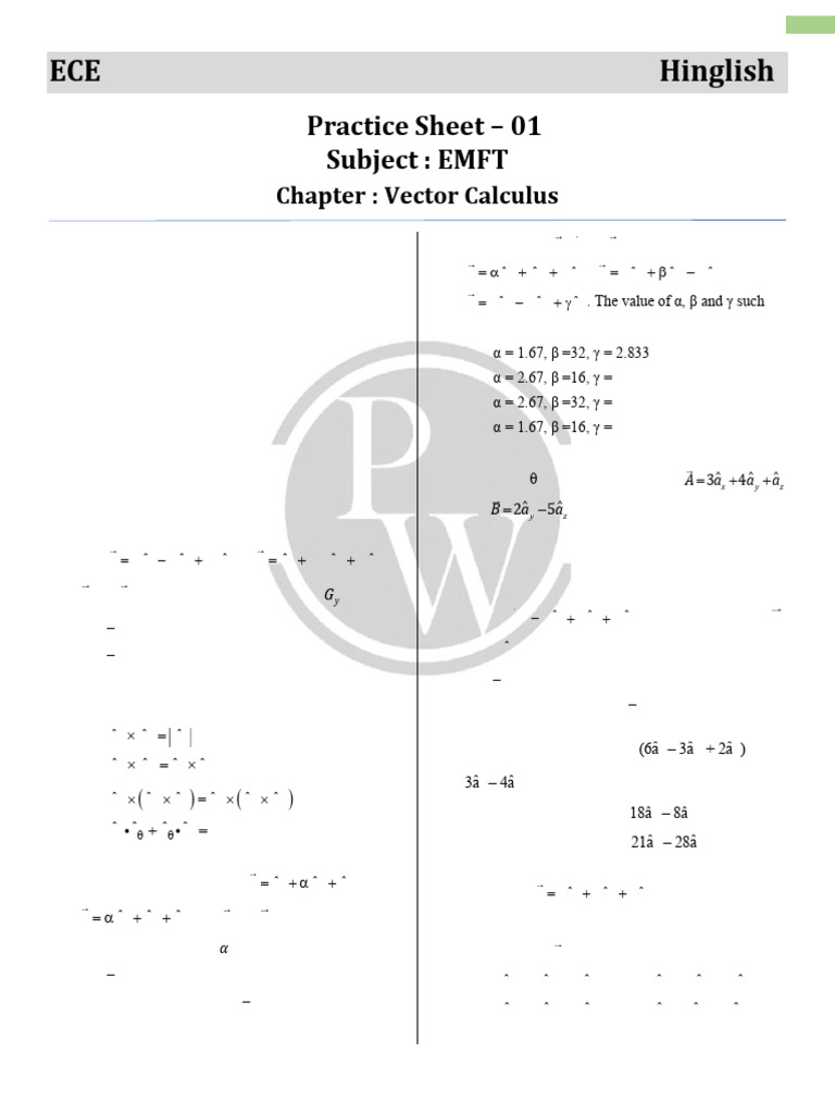 Vector Calculus | PDF