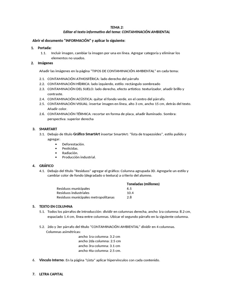 RECURSOS TEMA 2- EJERCICIOS - Tagged | PDF