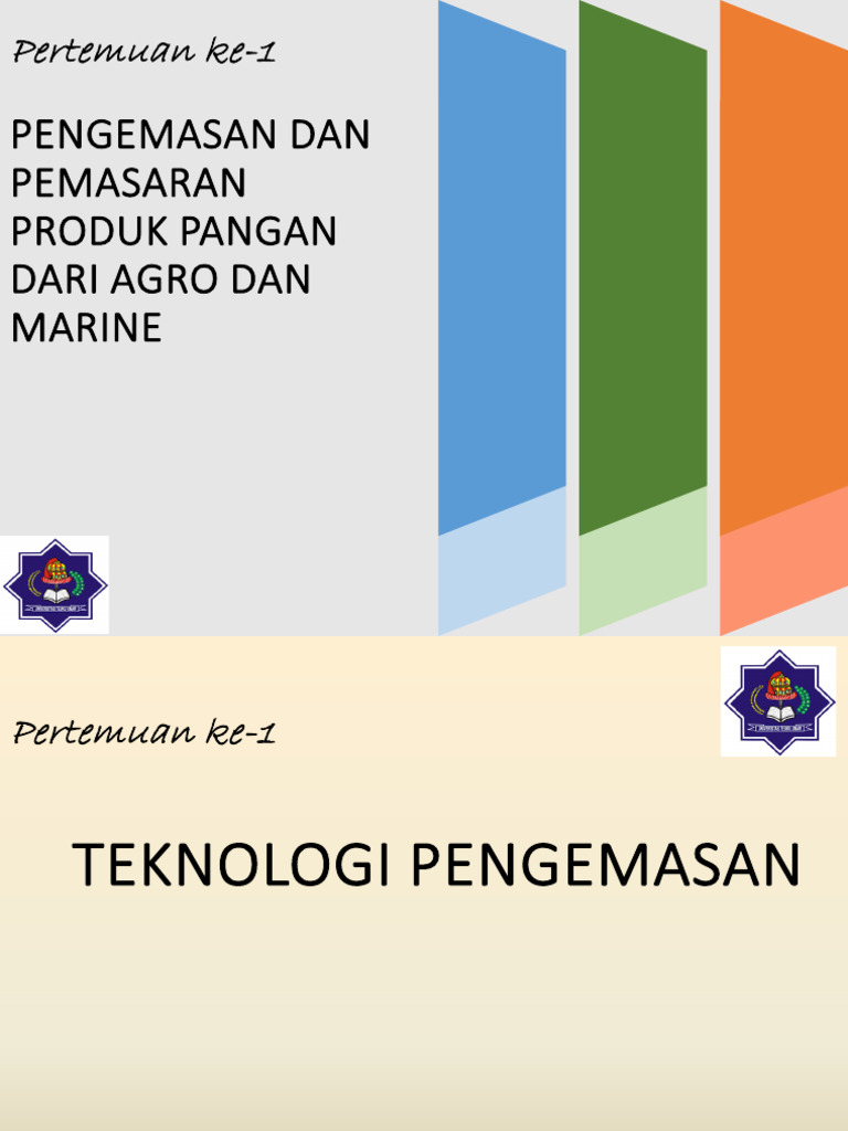 P-1 Konsep Teknologi Pengemasan | PDF