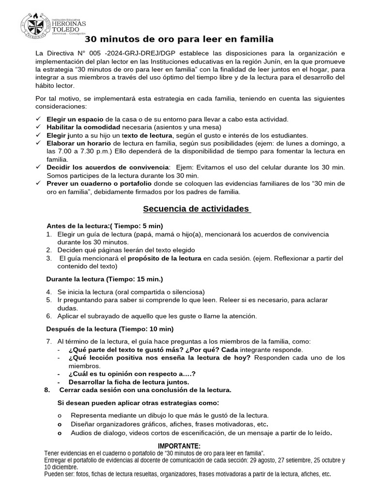 30 Minutos de Oro | PDF