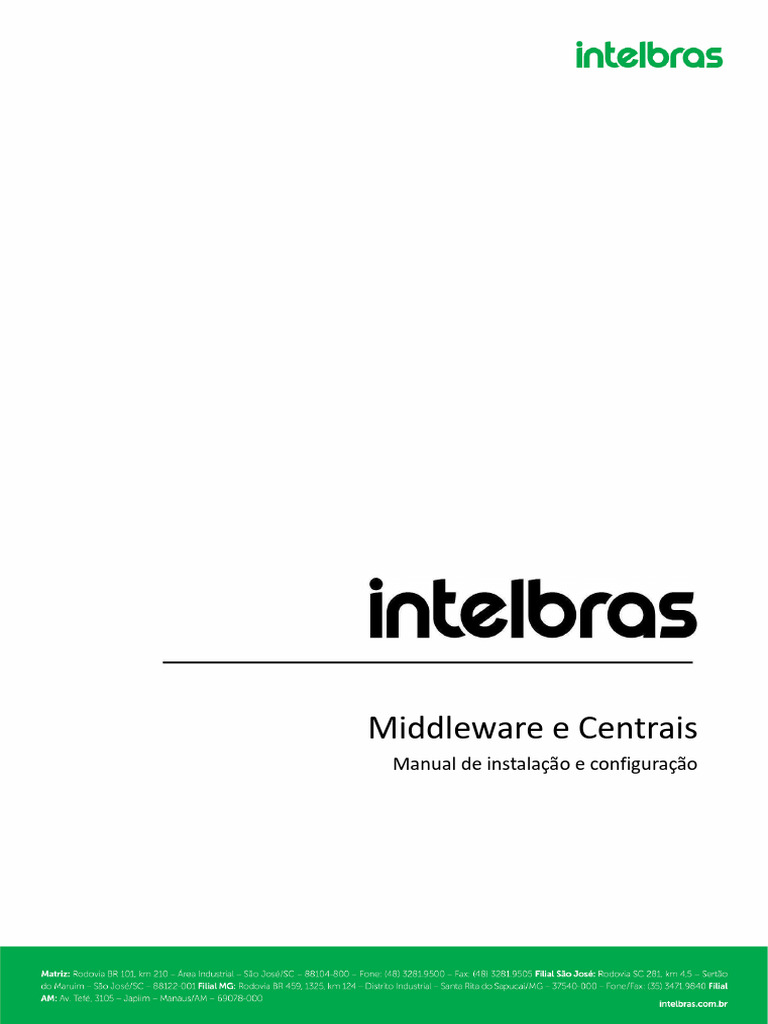 Manual de Uso - Middleware e Centrais - 3.1 | PDF