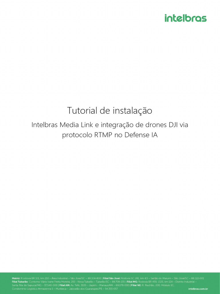 Manual de Uso - Drones DJI Via Protocolo RTMP - 3.1 | PDF