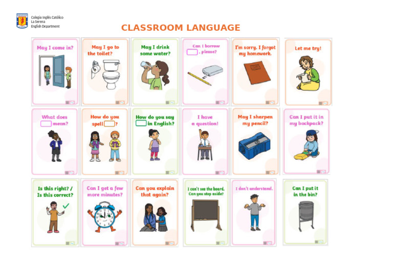 Classroom Language | PDF