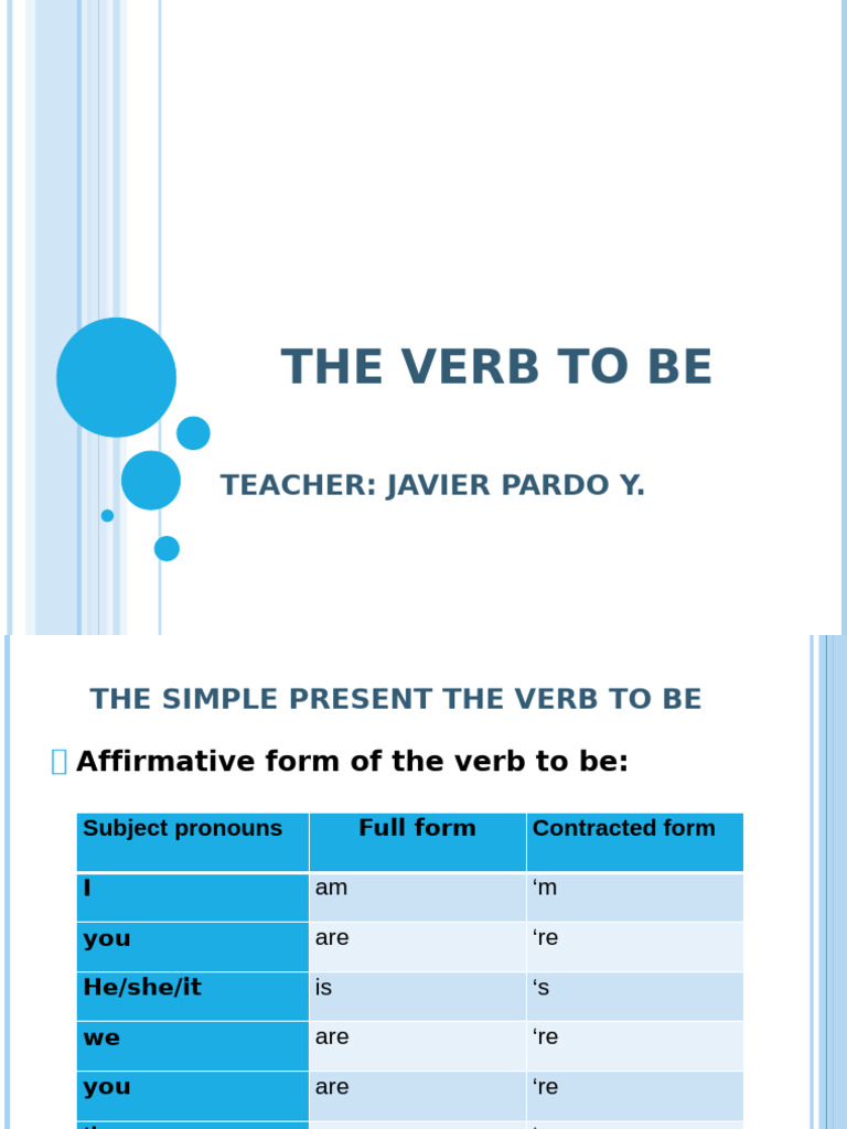 Second Week The Verb To Be Unac - To Send | PDF